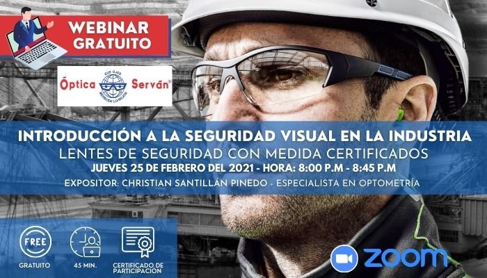 Webinar sobre seguridad visual en la industria
